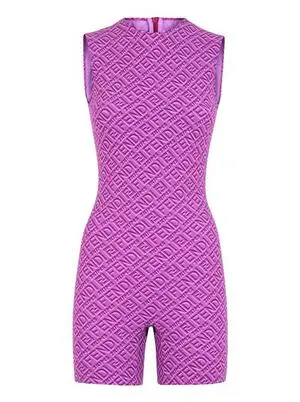 Fendi X Skims Sleeveless Mid-thigh Bodysuit - Colorado