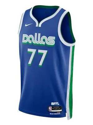 Nike Nba Luka Dončić Dallas Mavericks City Edition Swingman Jersey - Rush Blue