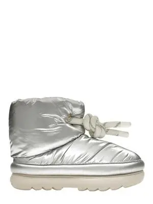 UGG Classic Maxi Short Boots - Metallic Silver