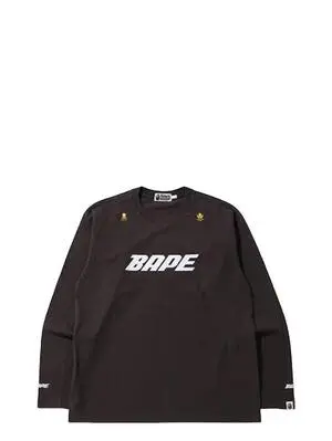 A BATHING APE In Transit Long Sleeve Tee - Gray