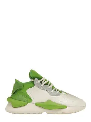 Adidas Y3 Kaiwa Sneakers - Off White/team Rave Green/wonder Silver
