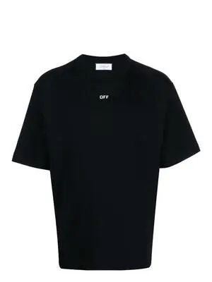 Off-White Off Stampprint Cotton T-shirt - Black