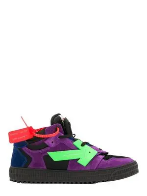 Off-White Off-White Off Court Low Top Sneakers Black/purple