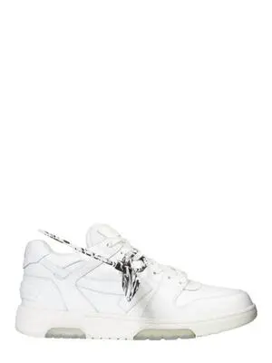 Off-White Off Ooo Low Top Sneakers - White