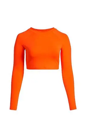Adidas Ivy Park Rash Guard Top - Solar Orange