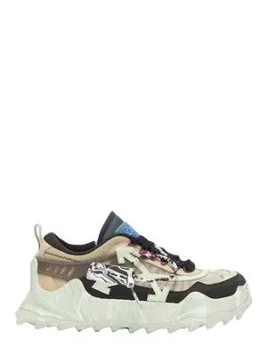 Off-White Odsy-1000 Sneakers - Light Green/black/beige