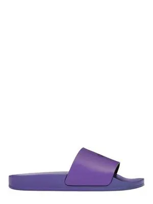 Off-White Off Stamp Slide - Dark Violet/black