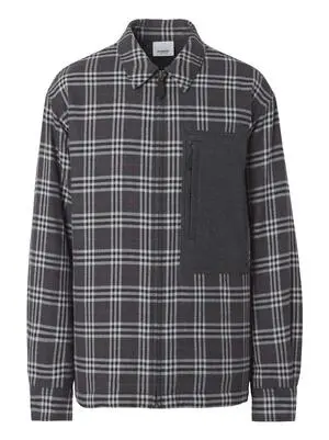 Burberry Check Pattern Jacket - Gery Check