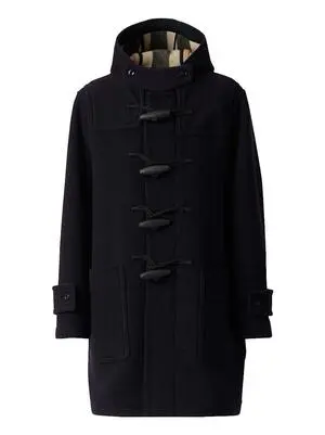 Burberry Duffle Coat - Navy Blue