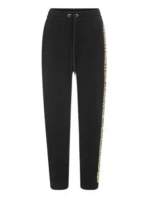 BURBERRY Check Stripe Track Pants