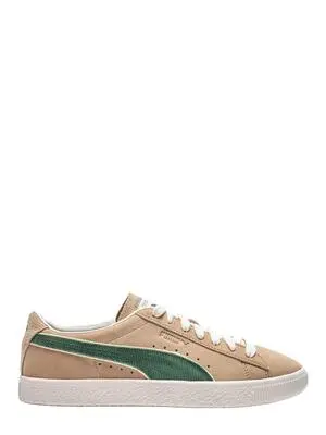 PUMA Suede Vintage Players Lounge Sneakers - Light Sand/deep Forest/pristine