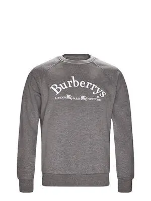 Burberry Cotton Blend Sweatshirt - Grey