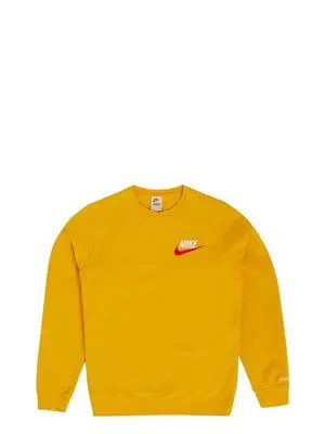 Supreme Nike Crewneck Sweatshirt Mustard