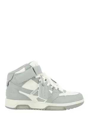 Off-White Out Of Office Mid-top Sneakers - White/grey