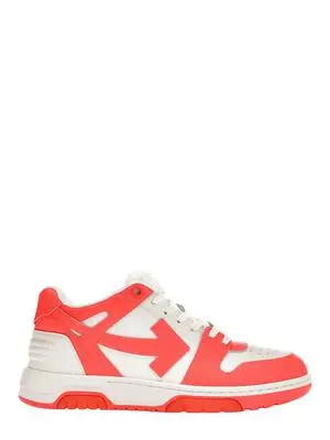 Off-White Out Of Office Low Top Sneakers - Orange Fluo