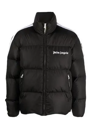 Palm Angels Classic Track Down Jacket - Black/white