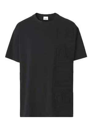 Burberry Cotton Logo T-shirt - Black
