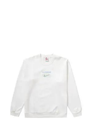 Supreme Nike Jewel Crewneck Sweatshirt - White