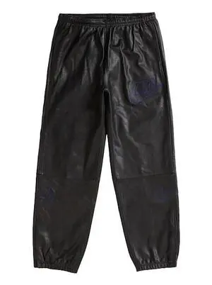Supreme Nike Leather Warm Up Pant - Black