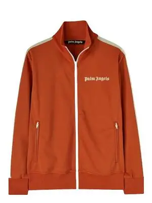 Palm Angels Classic Track Jacket - Brick Red/off White