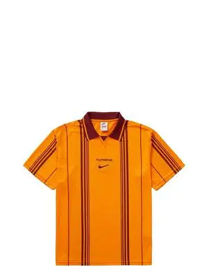Supreme Nike Jewel Stripe Soccer Jersey - Orange