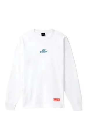 100 THIEVES No Camping Long Sleeve T-shirt - White