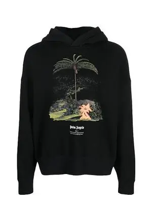 Palm Angels Enzo From The Tropics Hoodie - Black