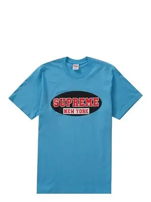 Supreme New York Tee Shirt Bright Blue
