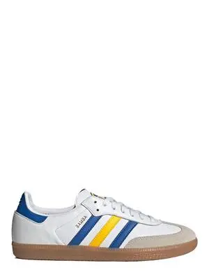 Adidas Samba Leeds United Fc Sneakers - Cloud White/blue/gum