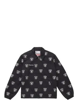 Supreme Nfl X Raiders X '47 Embroidered Harrington Jacket - Black