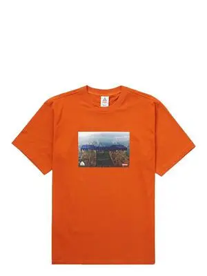 Supreme Nike Acg Grid Tee Shirt - Orange