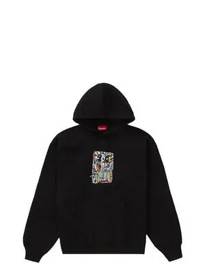Supreme Neil Blender Mosaic Hooded Sweatshirt - Black