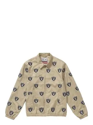 Supreme Nfl X Raiders X '47 Embroidered Harrington Jacket - Khaki