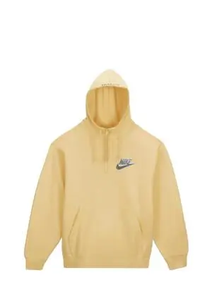 Supreme Nike Half Zip Hooded Sweatshirt Pale Yellow
