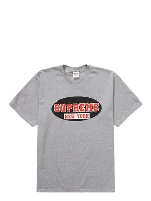 Supreme New York Tee Shirt Heather Grey