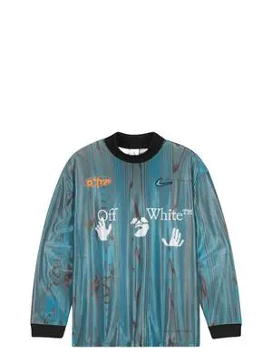 Off-White X Nike 001 Soccer Jersey - Blue
