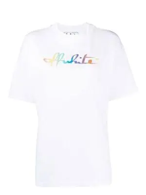 Off-White Rainbow Tomboy T-shirt - White
