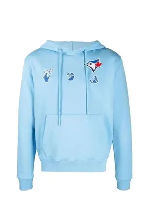 Off-White Off-White X MLB Toronto Blue Jays Hoodie Light Blue/red