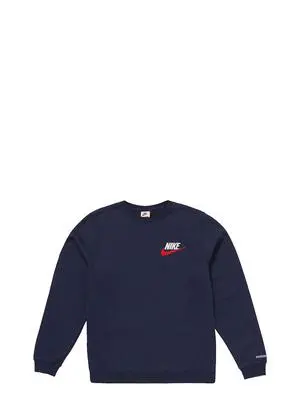 Supreme X Nike Crewneck Sweatshirt - Navy Blue
