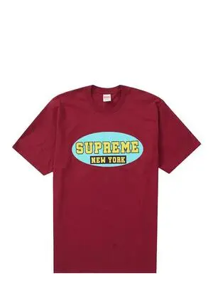 Supreme New York Tee Shirt Cardinal