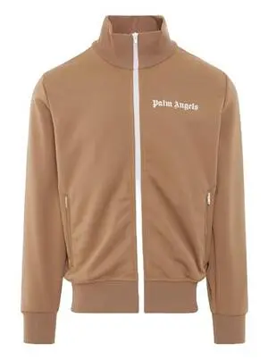 Palm Angels Classic Track Jacket - Beige/white