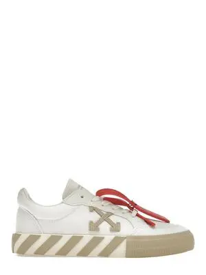 Off-White Off Vulc Low Sneakers - White/beige/orange