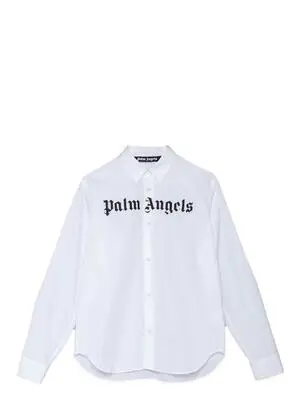 Palm Angels Classic Logo Shirt - White