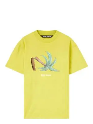 Palm Angels Broken Palm Classic T-shirt - Yellow/green