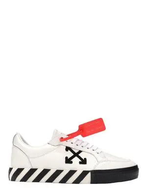 Off-White Off Vulc Low Leather Sneakers - White