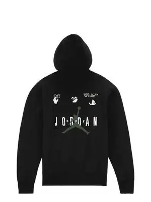 Off-White X Jordan Hoodie - Black