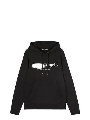 Palm Angels Las Vegas Sprayed Hoodie - Black/white