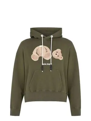 Palm Angels Bear Hoodie - Military