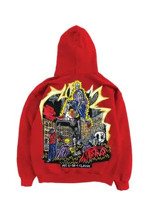 ERIC EMANUEL X Warren Lotas Jump Shot Hoodie - Red