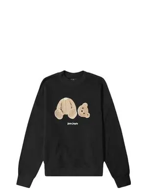 Palm Angels Kill The Bear Crewneck Sweatshirt - Black/brown